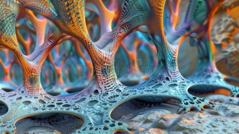 A Computer Generated Image of a Tree with Many Branches, AI Stock Photo ...