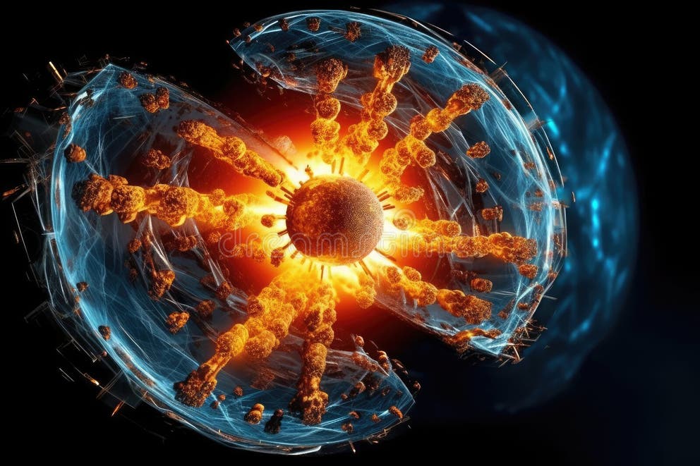 A Computer Generated Image of a Virus Stock Illustration - Illustration ...