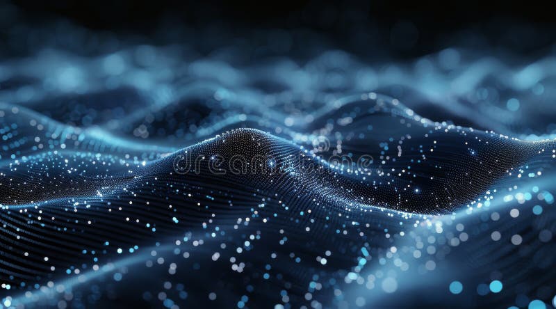 Computer Generated Image of Water Waves Stock Photo - Image of movement ...