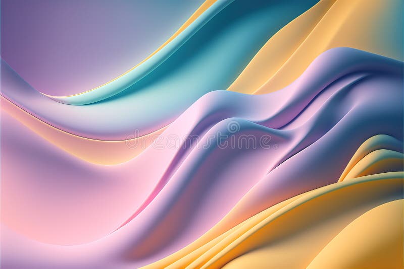 A Computer Generated Image of a Wavy Background with a Blue Stock ...