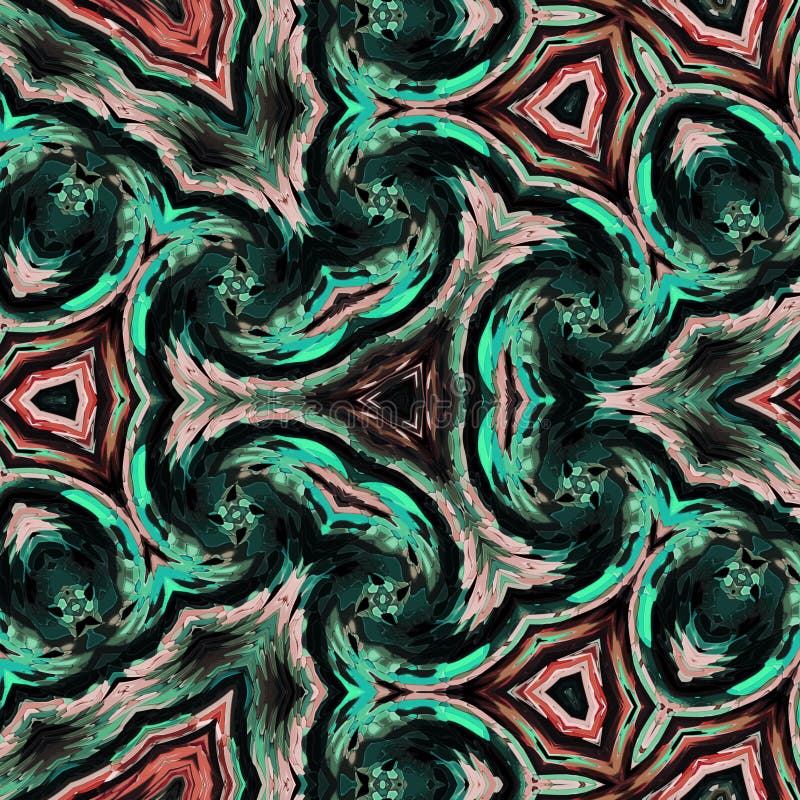 Computer Generated Looping Graphic Rendered Art Stock Illustration ...