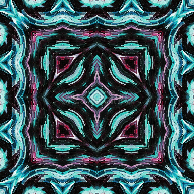 Computer Generated Looping Graphic Rendered Art Stock Illustration ...