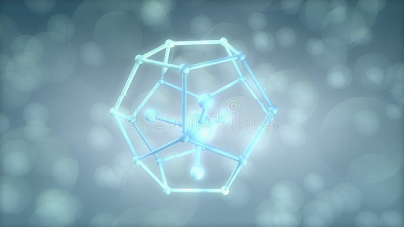 Methane Hydrate Molecule Structure. Stock Footage - Video of methane ...