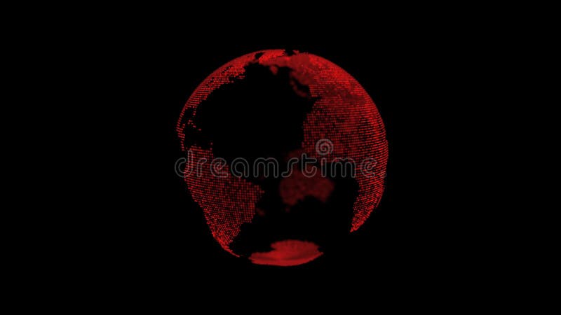 Computer Generated Planetary Grid with Alpha Channel Stock Footage ...