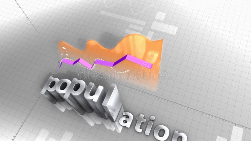 Population Growing Chart, Statistic, Data and Performance. Stock ...