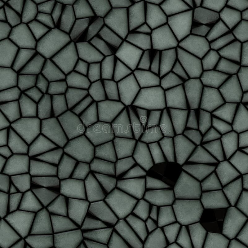 Seamless Gray Granite Stone Blocks Texture Stock Illustration ...