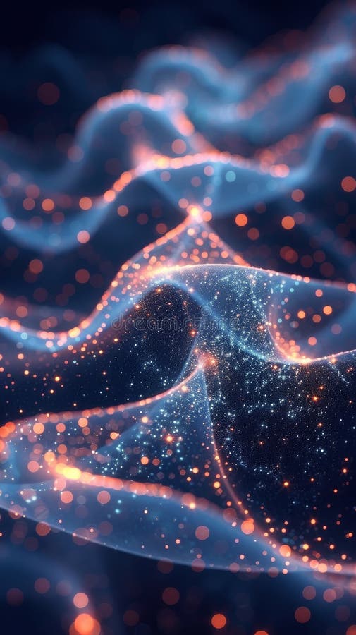 Glowing Wave of Light stock image. Image of radiate - 316599895