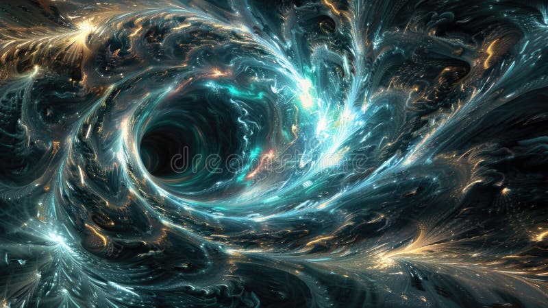 Computer Generated Spiral. Generative AI Stock Image - Image of spiral ...