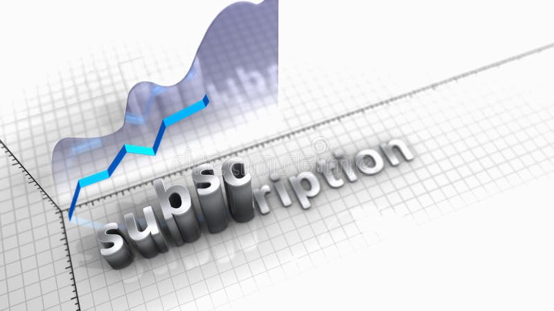 Subscription Growing Chart Animation. Stock Footage - Video of feed ...
