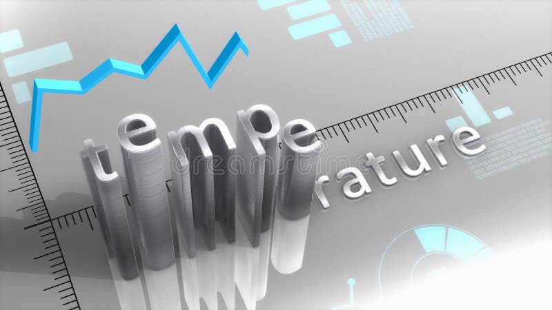 Temperature Decreasing Chart, Statistic and Data Stock Video - Video of ...
