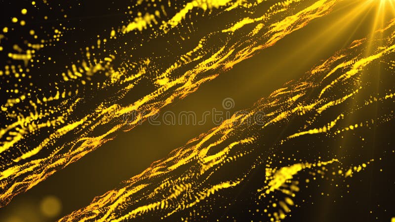 Computer Generated Upper and Lower Wavy Layers of Small Shiny Particles ...