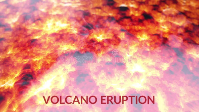 Roaring Volcano Eruption stock video. Video of glowing - 151803509