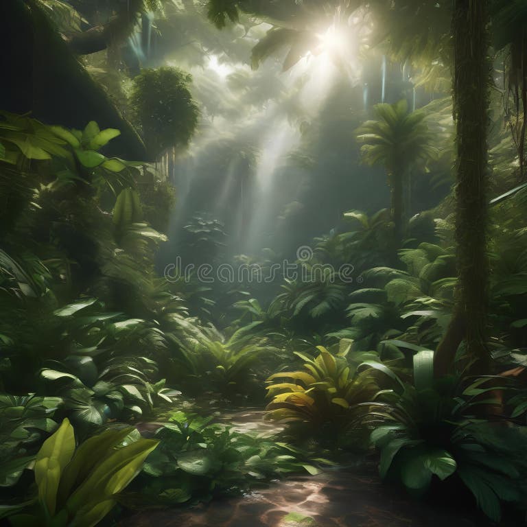 A Computer-generated Visualization of the Complex Ecosystem of a ...