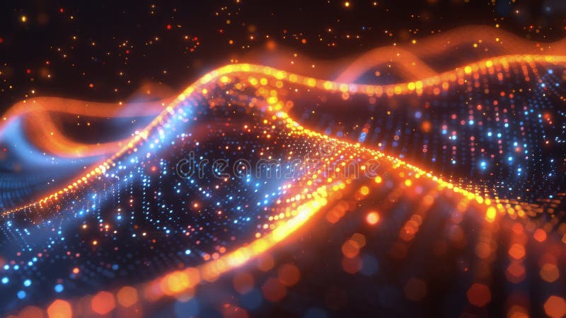 Wave of Light stock image. Image of design, visual, colorful - 316599791