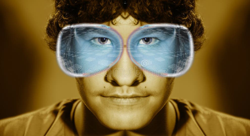 The computer genius stock image. Image of background - 20973393