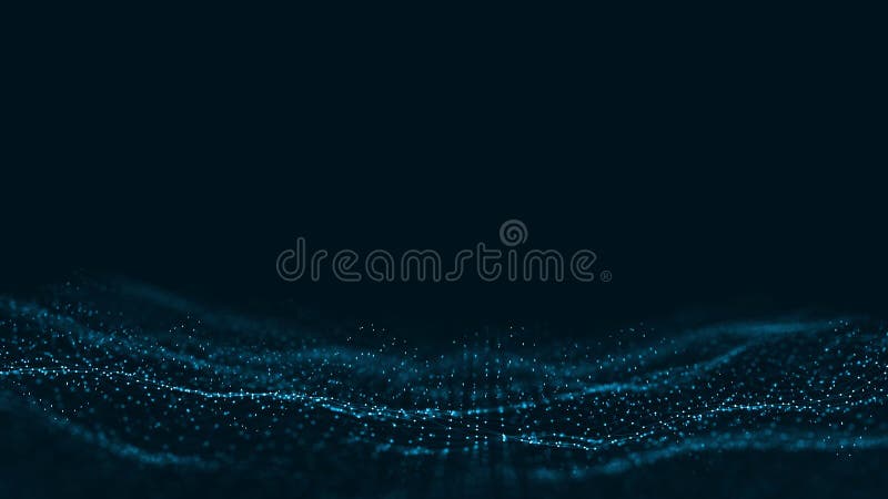 Computer Geometric Digital Connection Structure. Business Inteligence Technology Background ...