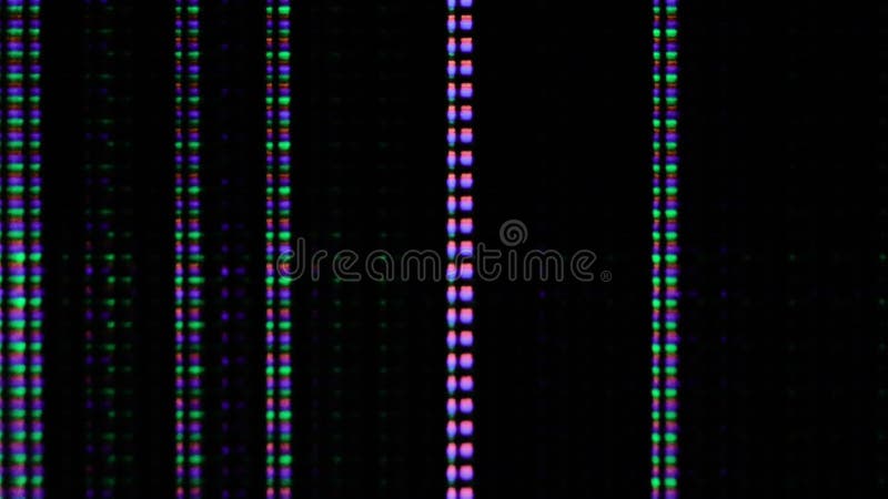 Computer Glitch Digital Artifacts Color Grain Dark Stock Footage ...