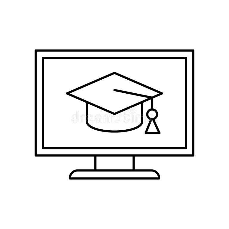 Graduation Cap Computer Stock Illustrations – 14,591 Graduation Cap ...