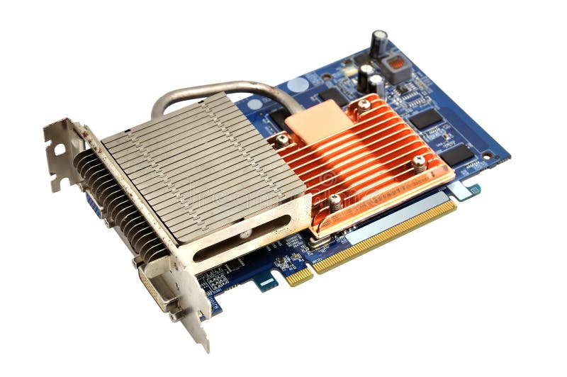 Computer graphic card stock photo. Image of graphics - 24492256