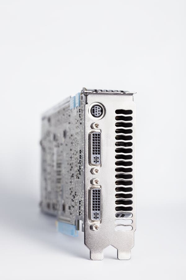 Computer graphic card stock photo. Image of adaptor, digital - 61876250