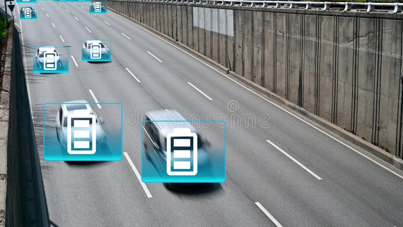 Computer Graphic Technology Connected To Urban Cityscape Metropolis ...