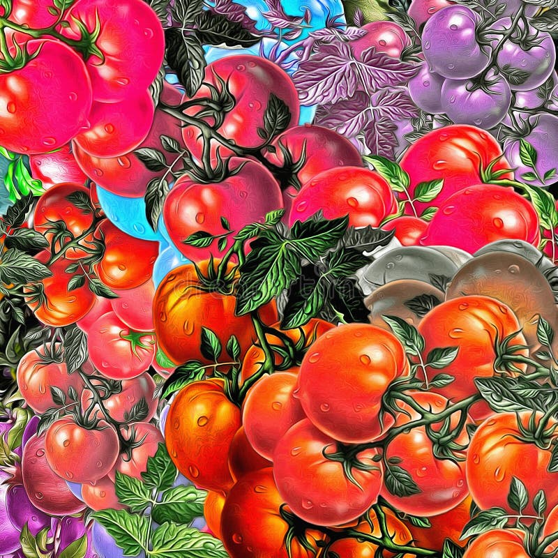 Psychedelic Fruit Pattern Stock Illustrations – 220 Psychedelic Fruit ...