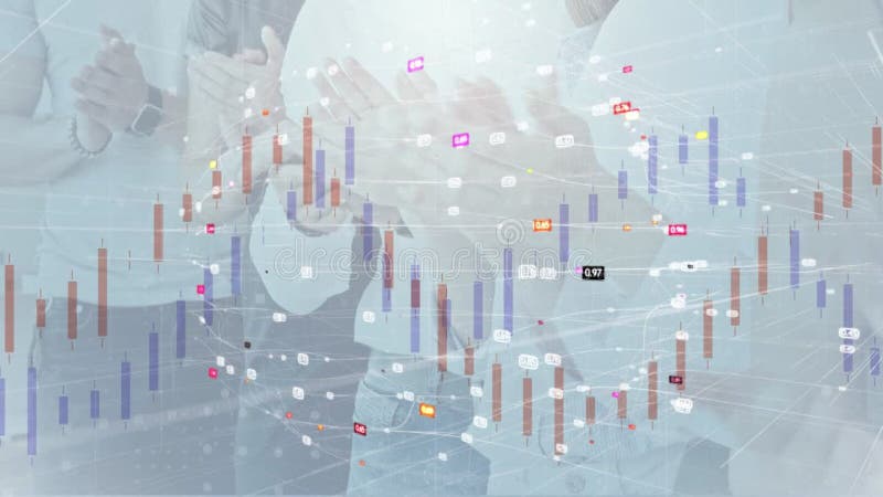 Computer Graphics Against the Background of Hands Clapping in the Palms ...