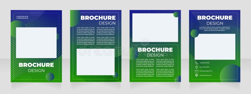Computer Graphics Blank Brochure Layout Design Stock Vector ...
