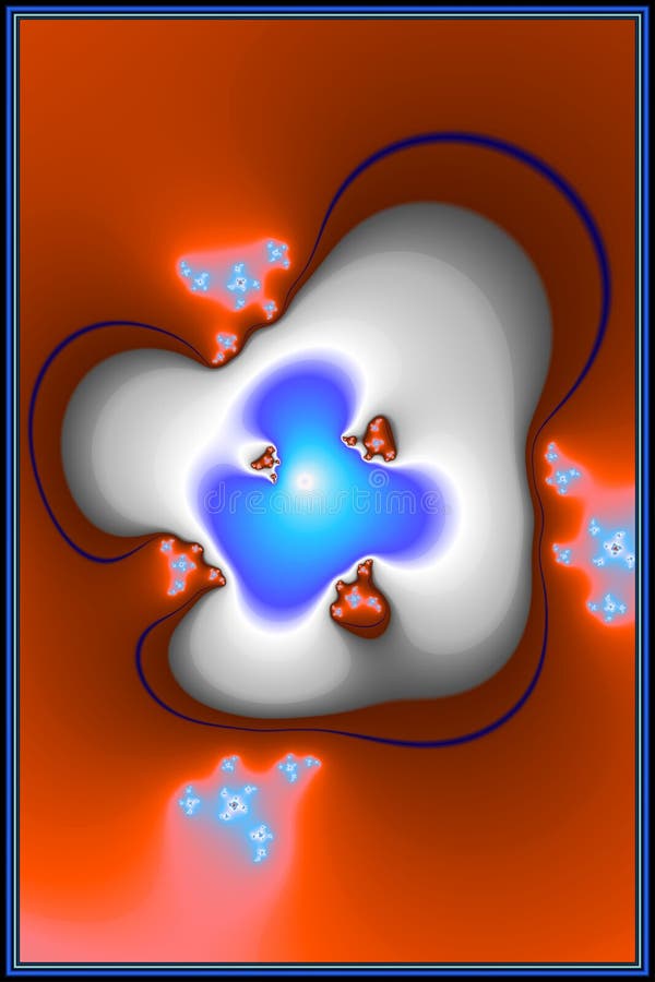 Computer Graphics. Fractal Texture Stock Illustration - Illustration of ...