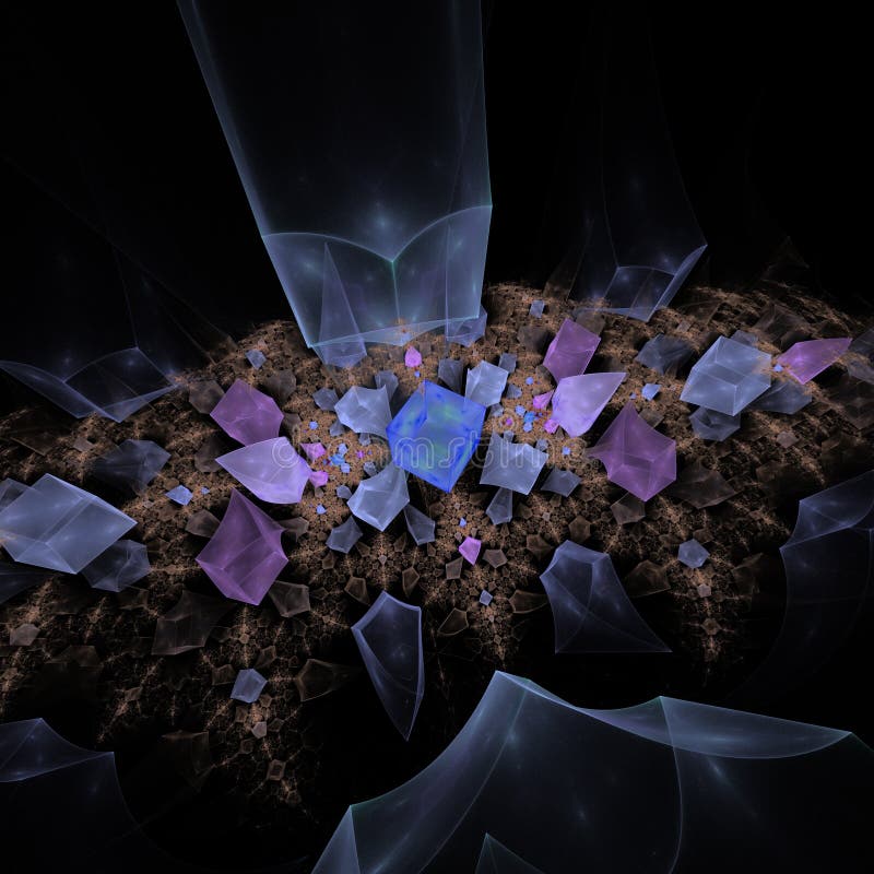 Computer Graphics: Magic Gems Stock Illustration - Illustration of ...