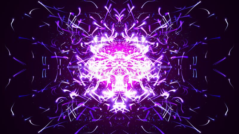 Computer Graphics of Particle Sphere Effect Stock Footage - Video of ...