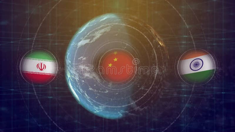 Computer Graphics. a Symbolic Globe on the Background of Which are ...