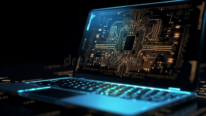 Computer Hack Warning Concept Of Attacking Generative Ai Stock Illustration Illustration Of