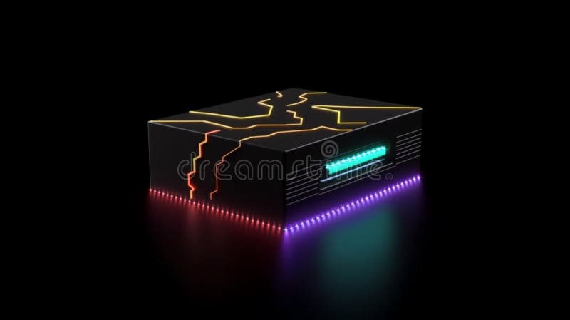 Computer Hack Warning Concept Of Attacking Generative Ai Stock Illustration Illustration Of