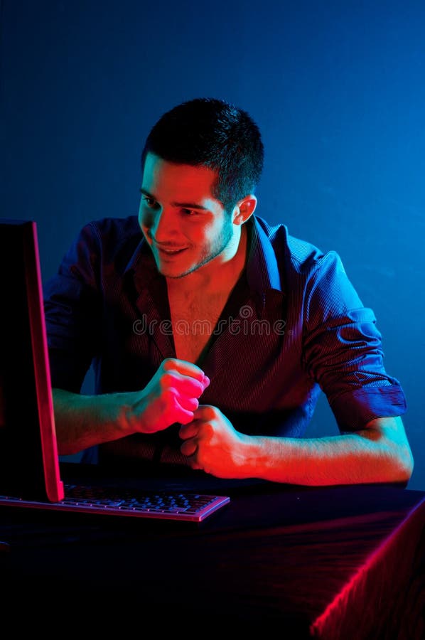 Computer hacker stock photo. Image of hacker, thief, dark - 19009134
