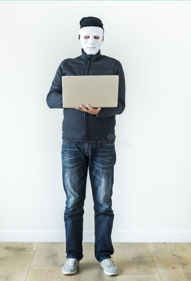 Computer Hackers and Cyber Crime Concept Stock Photo - Image of ...