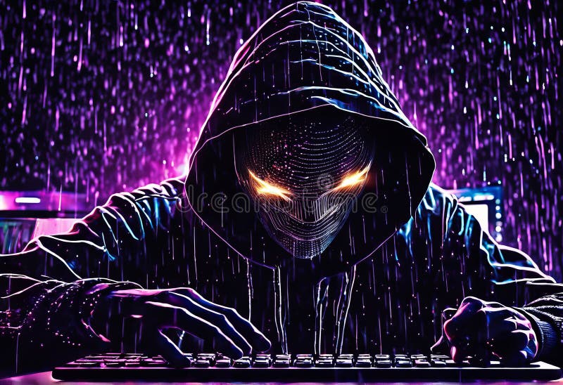 Computer Hacker With Hood And Hacker Computer Hacker With Hood And 5648