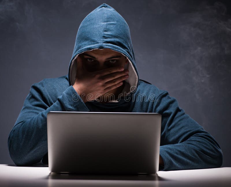 Computer Hacker Working in Dark Room Stock Photo - Image of anonymous ... Computer Hacker Working in Dark Room Stock Photo - Image of anonymous ...