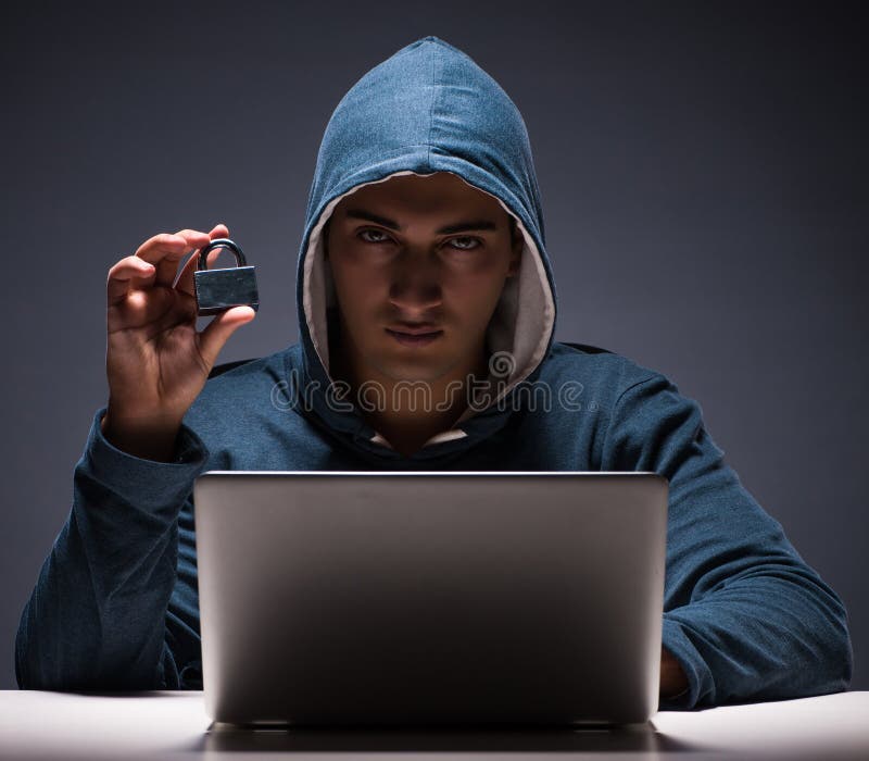Computer Hacker Working in Dark Room Stock Image - Image of code ... Computer Hacker Working in Dark Room Stock Image - Image of code ...