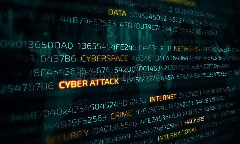 Computer hacking concept stock illustration. Illustration of computer ...