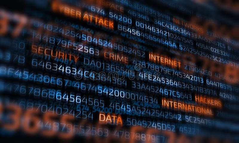 Computer hacking concept stock photo. Image of attack - 130077024