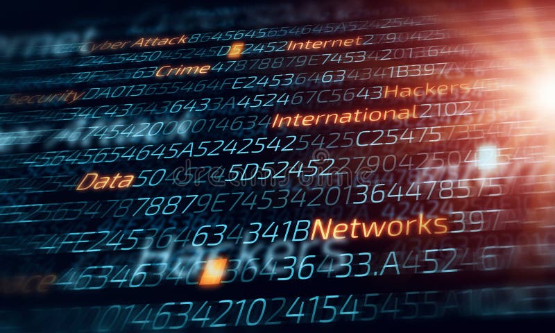 Computer hacking concept stock illustration. Illustration of concept ...