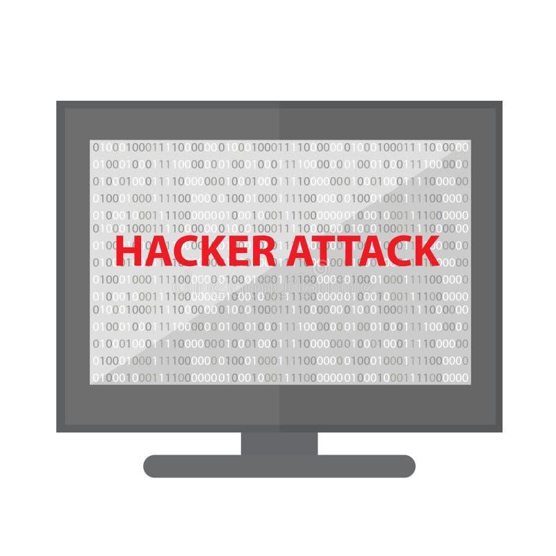 Computer hacking stock illustration. Illustration of internet - 365612