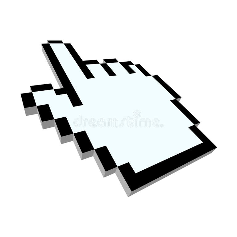Computer Hand Cursors 3d Stock Illustrations – 73 Computer Hand Cursors ...