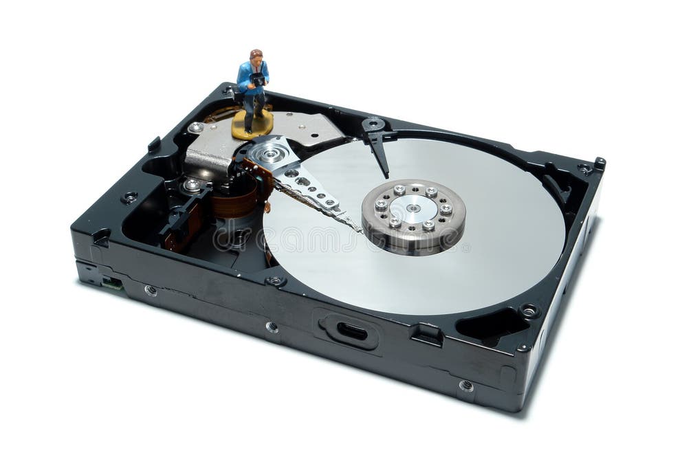 Computer Hard Disc Drive Concept for BackUp Stock Photo - Image of ...