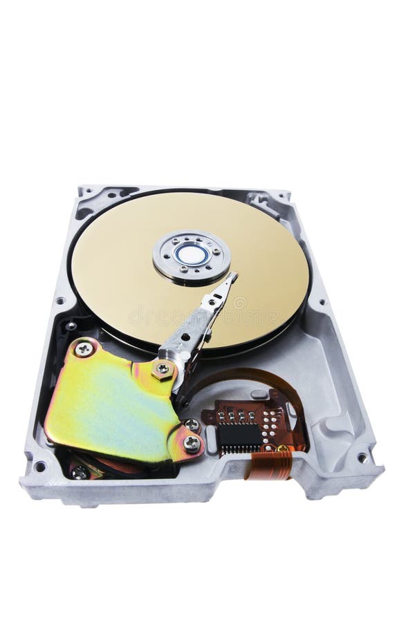 Computer Hard Disk stock image. Image of disk, isolated - 7599889