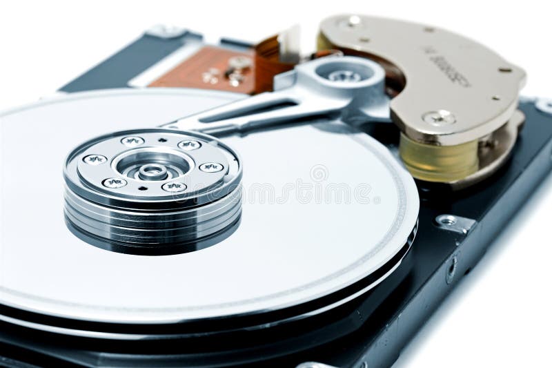 Hard drive isolated stock photo. Image of disk, circle - 613680