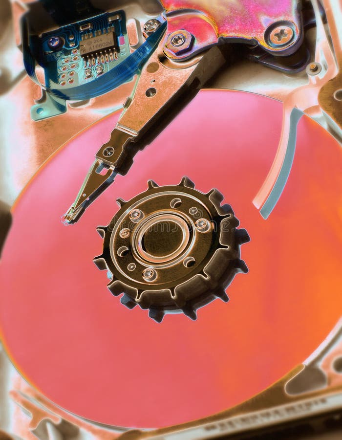 Computer hard disc drive stock photo. Image of information - 96902380