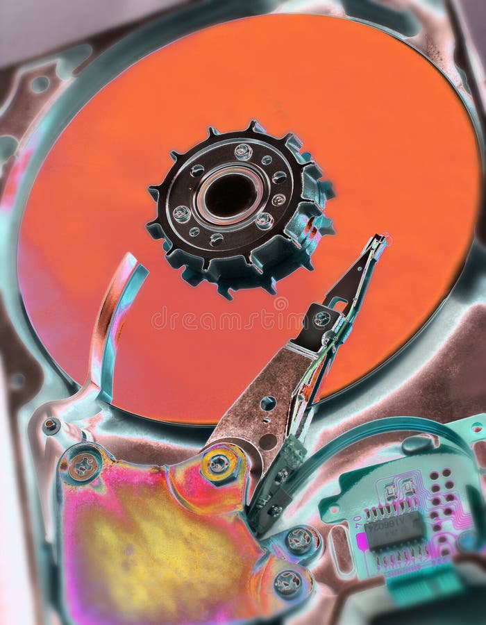 Computer hard disk drive stock image. Image of colour - 96902419