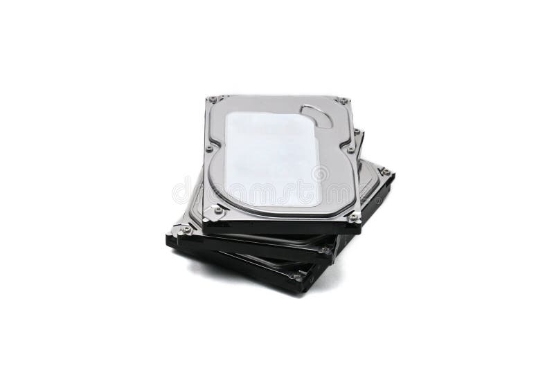 Computer Hard Disk-hard Drive on an Isolated Background Stock Photo ...